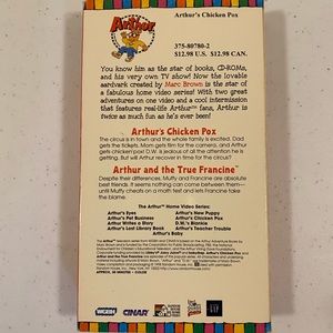 Other | Arthurs Chicken Pox Vhs | Poshmark